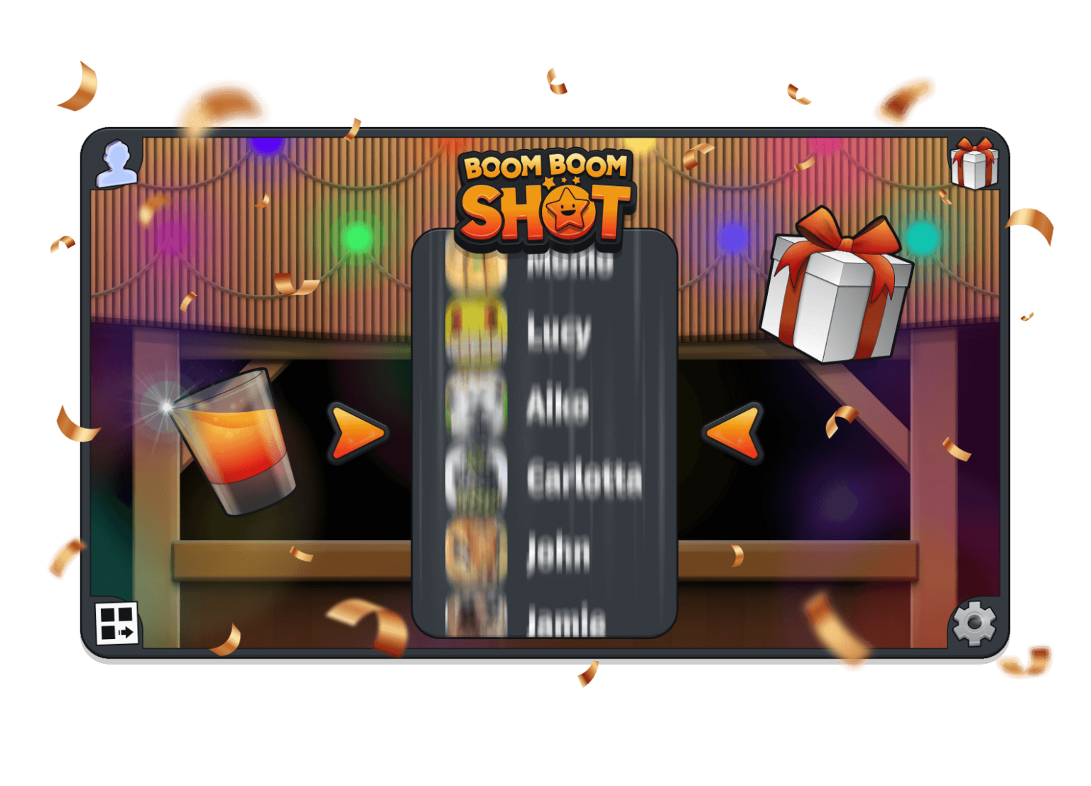 Boom Boom Shot | Solution de tirage au sort pour événements